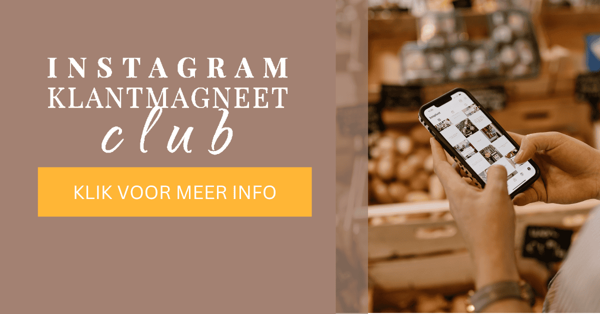 Instagram Klantmagneet Club - Kooplust